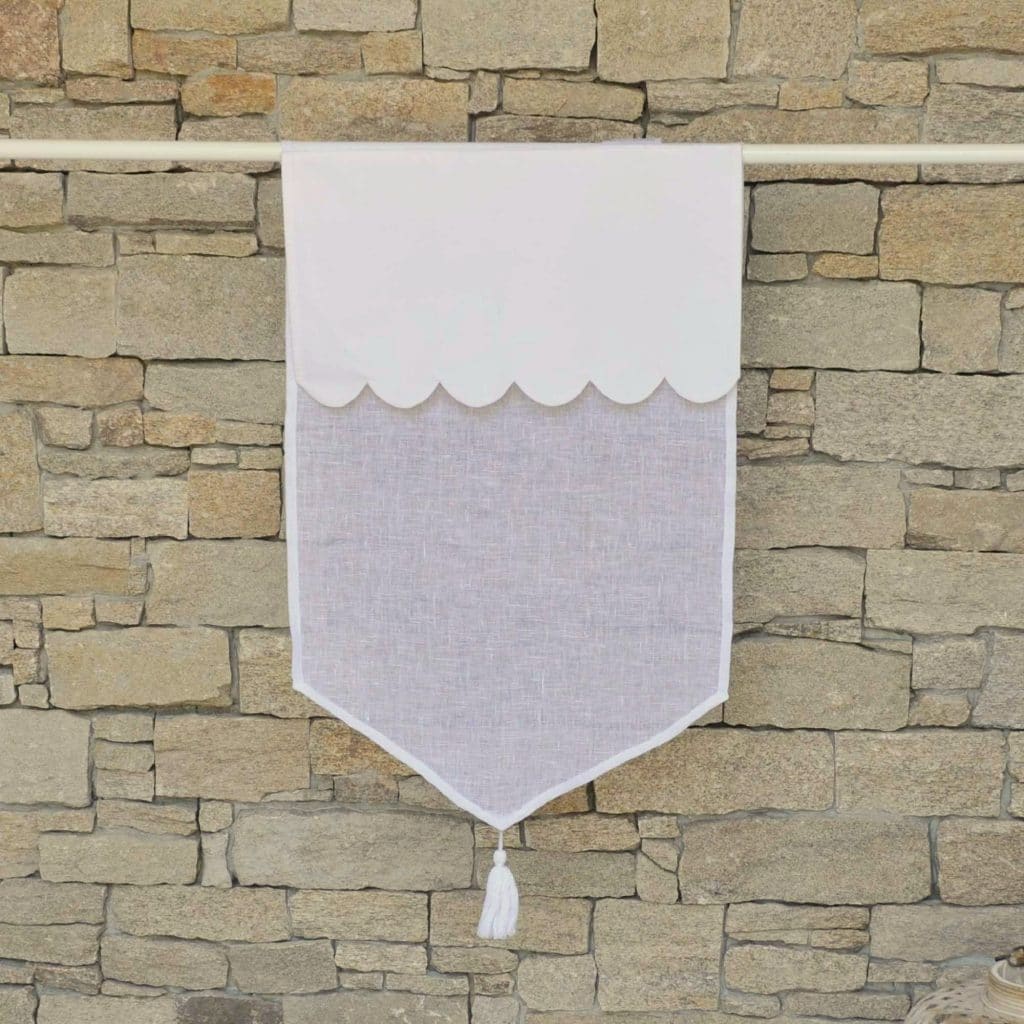 Brise-bise largeur 40-45 cm Boutique décoration - Le Monde de Rose