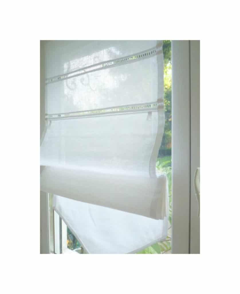 Store bateau sur mesure lin JOURS - Le Monde de Rose